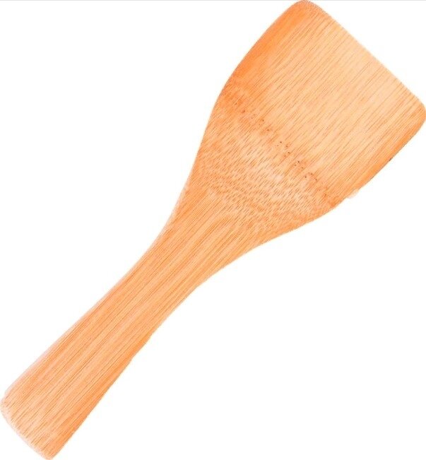 Лопатка кухонная Катунь №3 бамбук бежевый 18см / кулинарные принадлежности