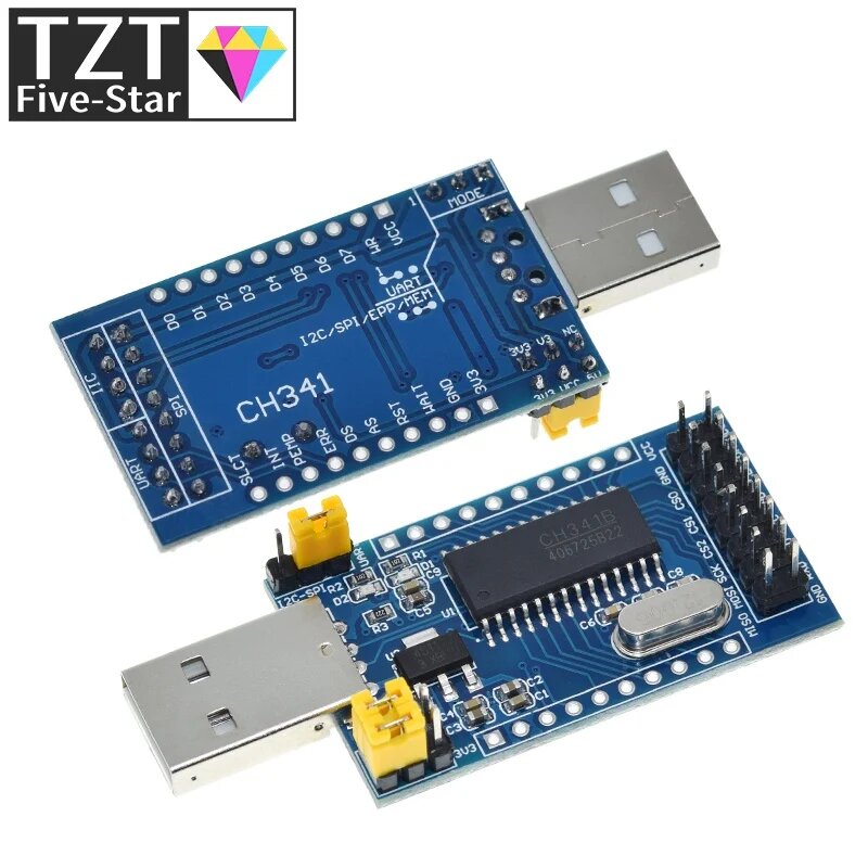 GREATZT CH341 Программер USB-UART/IIC/SPI/I2C 1PCS