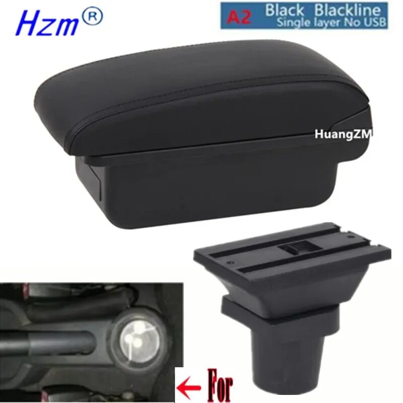 Подлокотник для Mitsubishi Colt, подлокотник для Mitsubishi Colt Z30, аксессуары A2 style black line