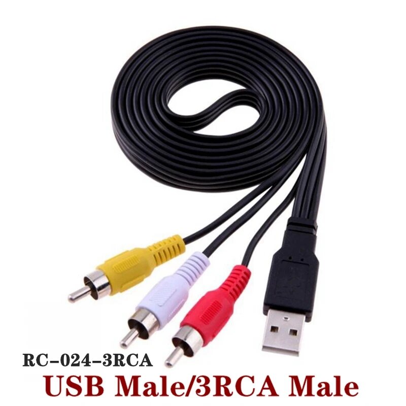 UXG Адаптер USB на 3 RCA
