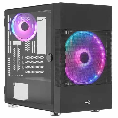 Корпус Aerocool Atomic V1 ARGB Черный (без БП)