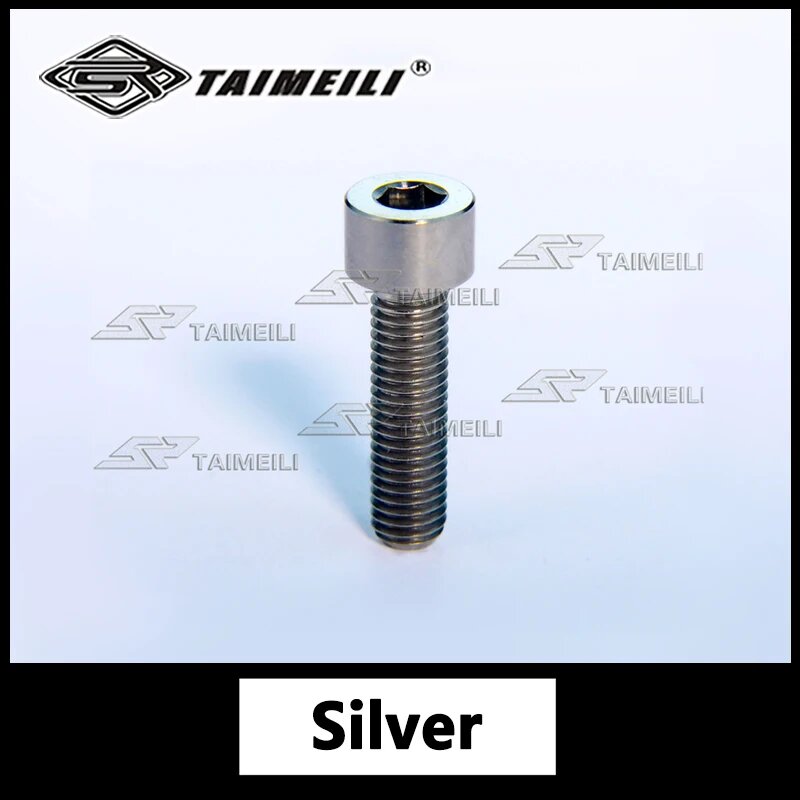 TAIMEILI Титановые болты M8, 20 мм, Titanium color