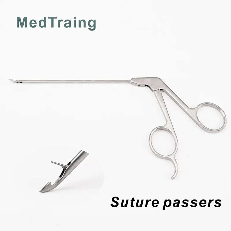 Тренировочные щипцы для артроскопии из нержавеющей стали Suture passers