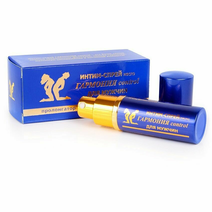 Биоритм Масляный интим-спрей Гармония CONTROL для мужчин пролонгирующий, 9 мл