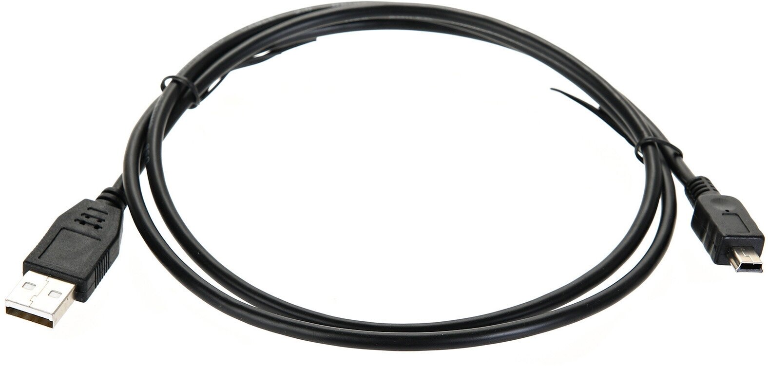 Кабель USB 2.0 A-->mini-B 5P (1м) черный TELECOM