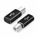 Адаптер USB Type-C на USB-B, черный