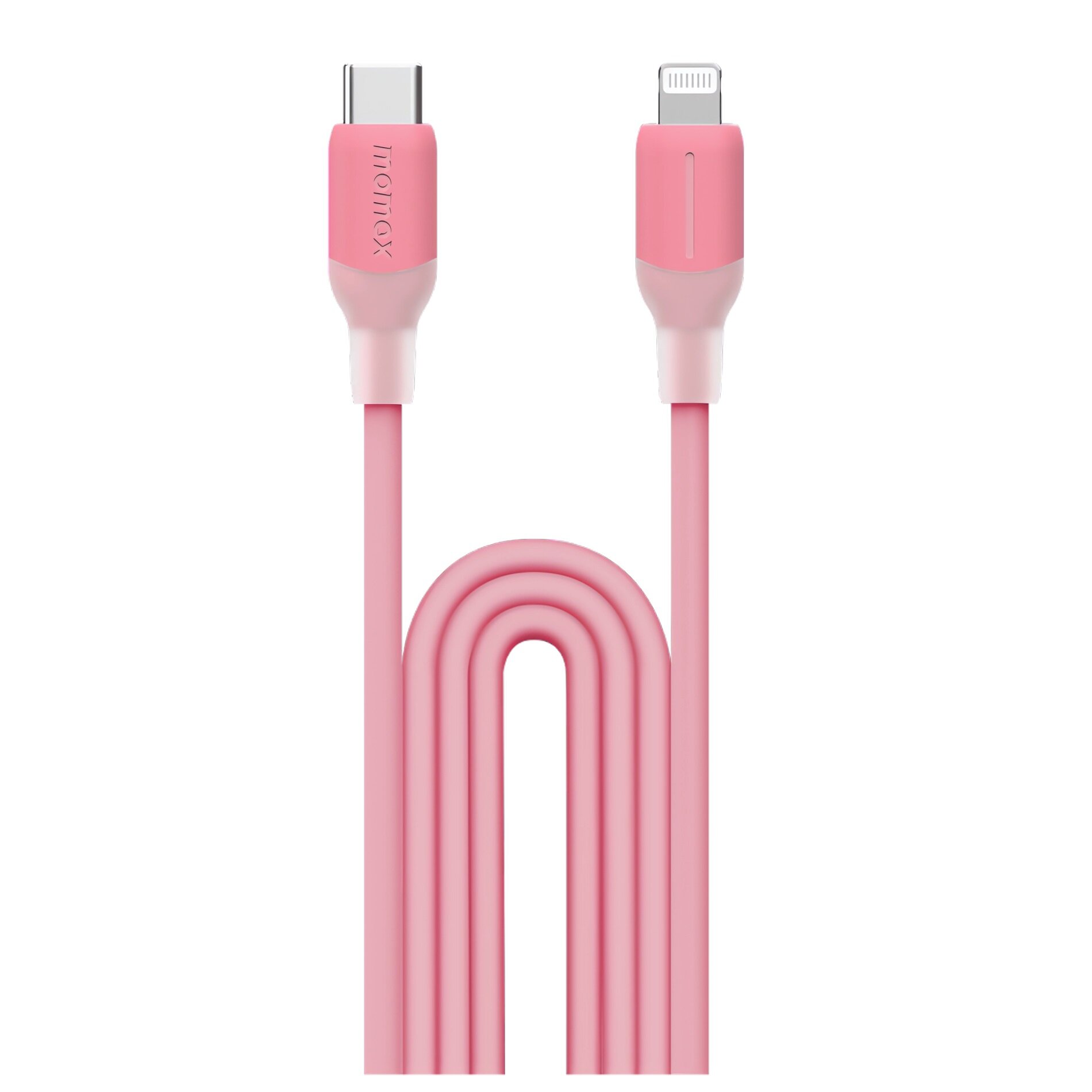 Кабель Momax 1-Link DL53P USB-C to Lightning 30W, 1.2м, Pink