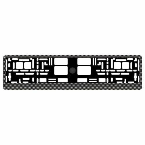 Рамка под номерной знак AVS, цвет: темный карбон Avs Industrial Co A78106S