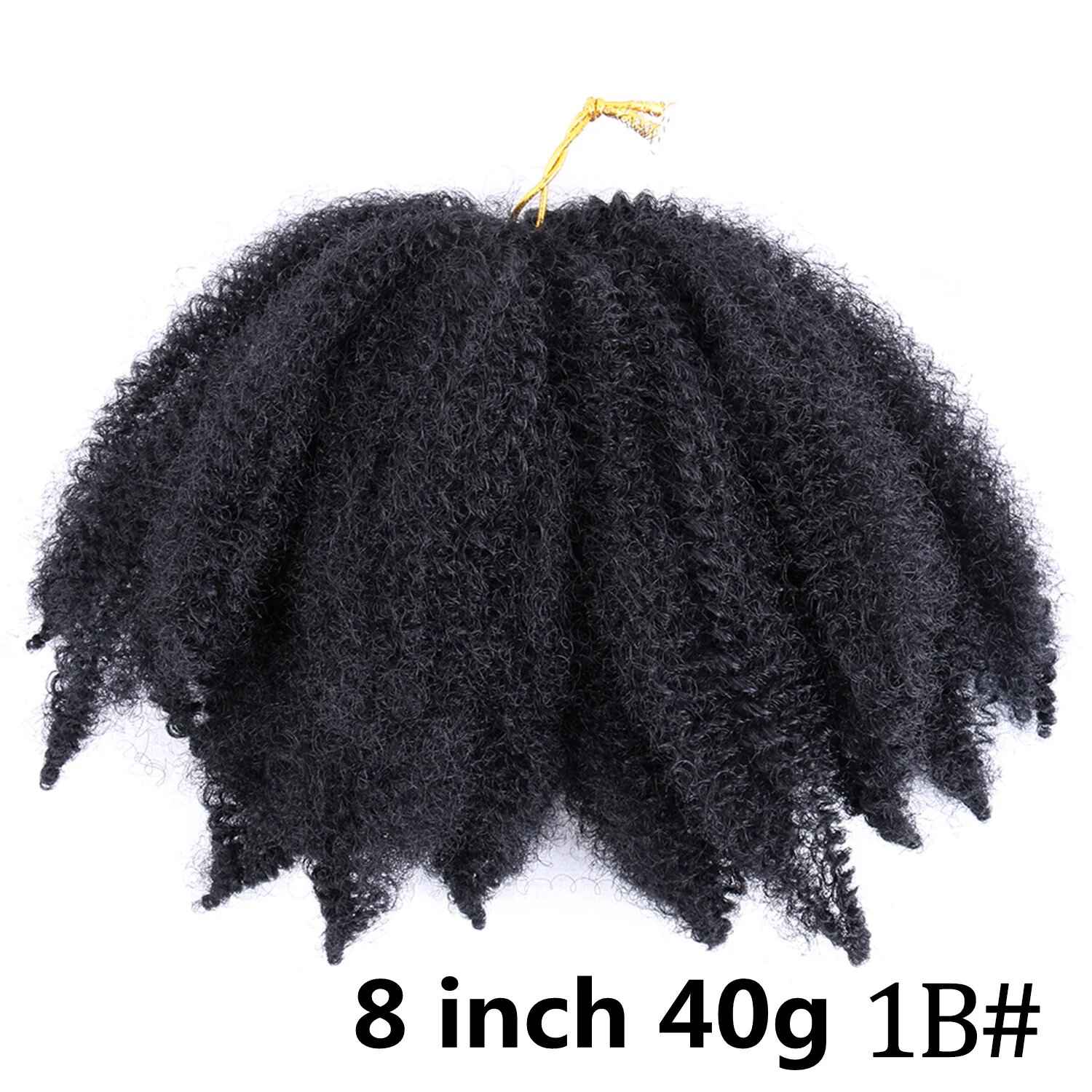 Афро кудри 8 inch 40g 1B#