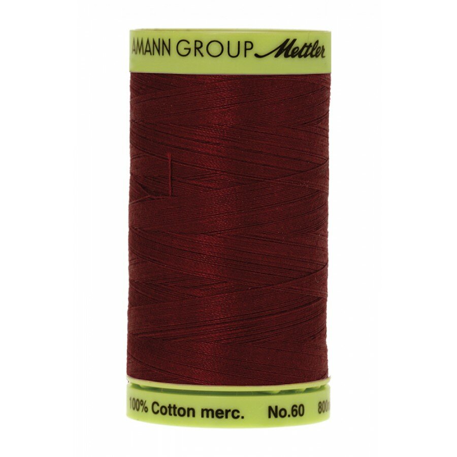 Нить для машинного квилтинга SILK-FINISH COTTON 60, 800 м 0109 Bordeaux