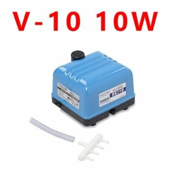 Компрессор Hialeah V-10, мембранный воздушный насос, 10 Вт 10Л/мин, шунт на 4 отверстия