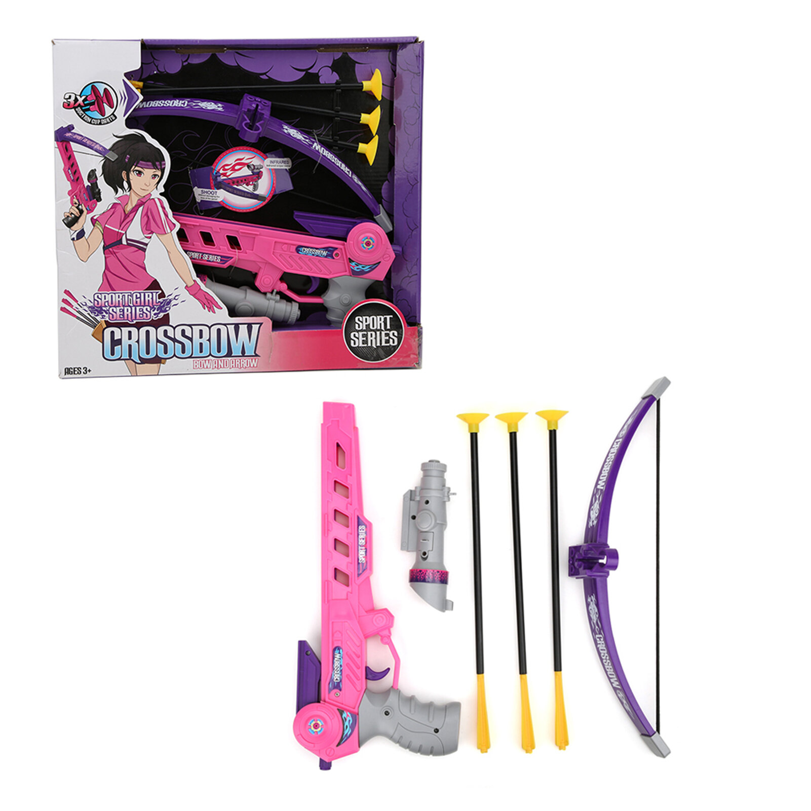 Арбалет-Пистолет с Присоской Безопасность Взаимодействия Родителей и Детей Детские Спортивные Игрушки