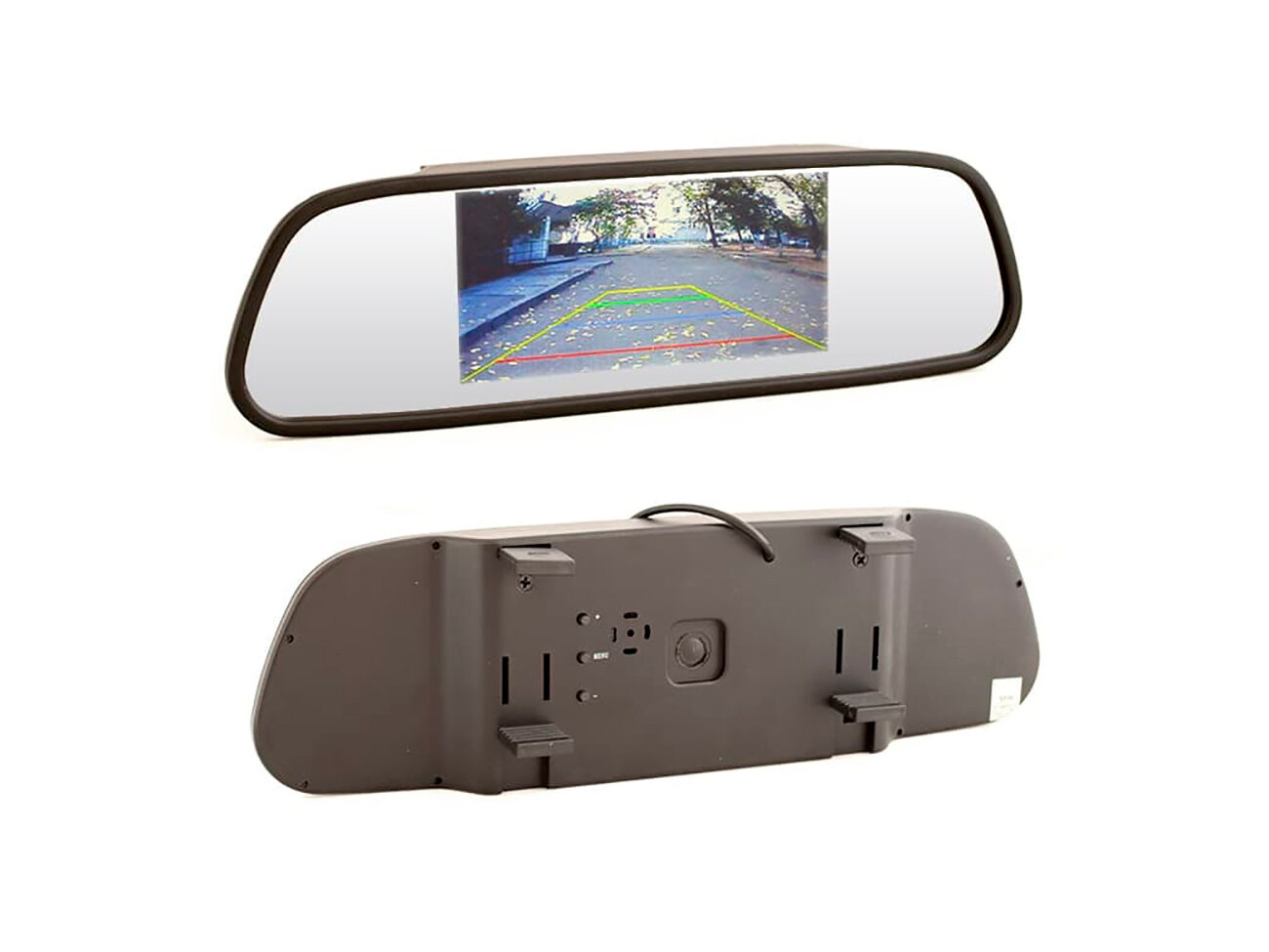 Парковочное зеркало заднего вида дл автоморбилей AVEL AVS0501BM с монитором 5"