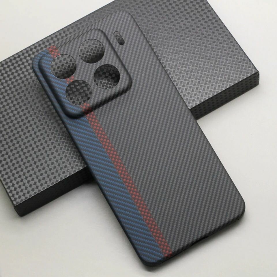 Кевларовый чехол Xiaomi 15 Pro, чехол из углеродного волокна, Ультратонкий защитный чехол из настоящего углеродного волокна для Xiaomi 15 Pro