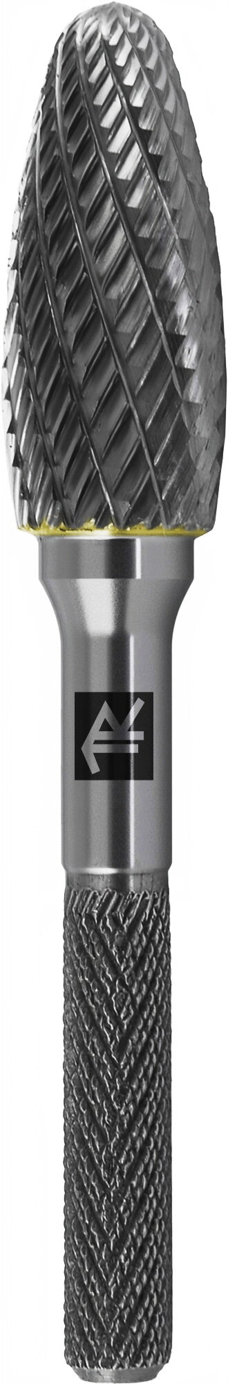 Борфреза твердосплавная пламевидная, тип H, 10 мм Thorvik TRRBH10250670-2, 57031, двойная насечка