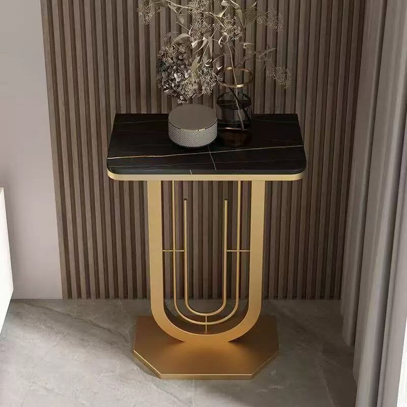 Итальянская кованая мебель для прихожей в современном минималистском стиле, консольная полка, 40x30x75 см