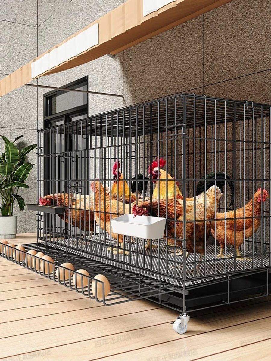Клетка для кур несушек на 12 голов, складывать, Удачный Фермер.
