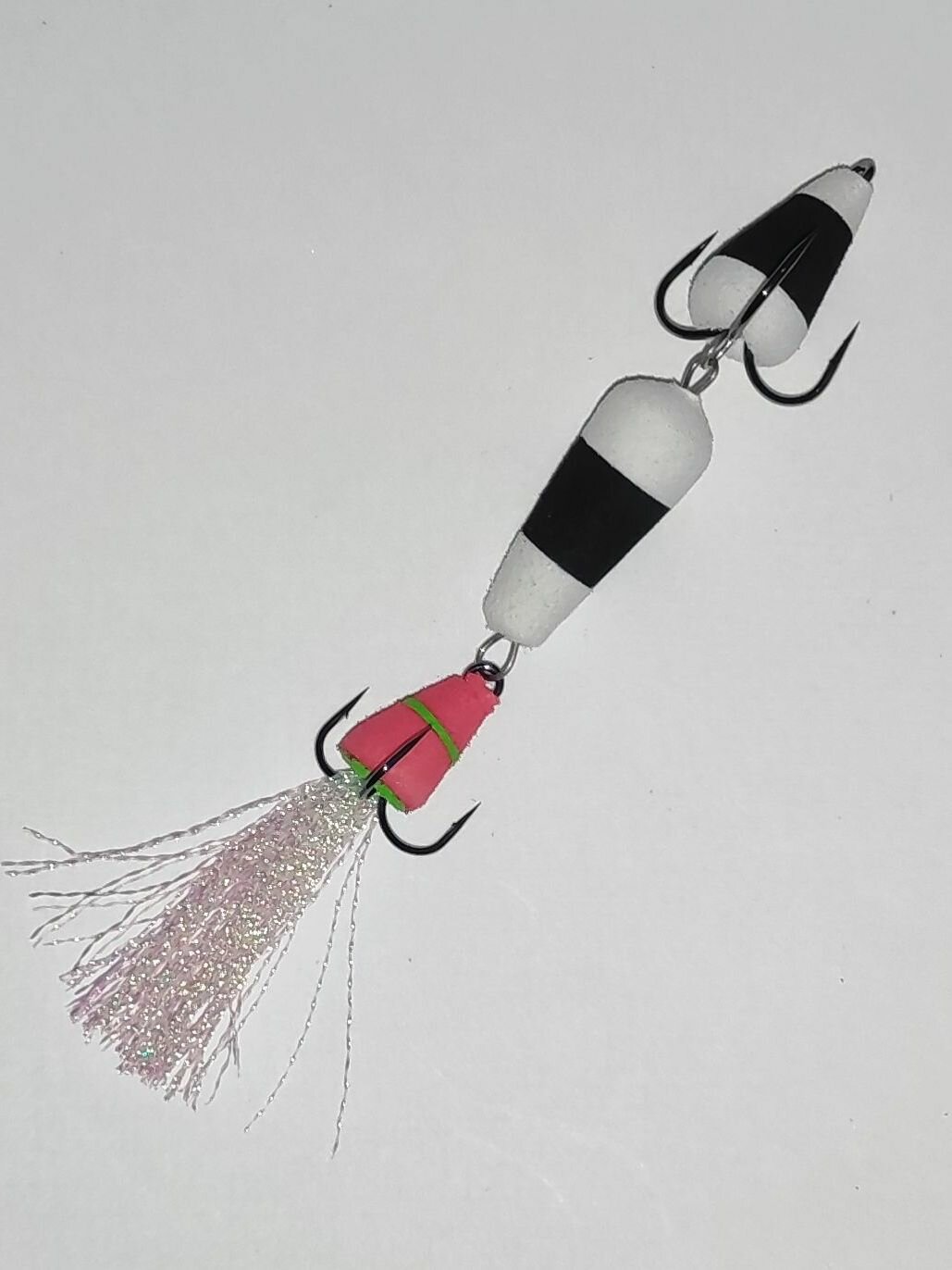 Мандула 92мм 235 перламутр чёрный белый розовый