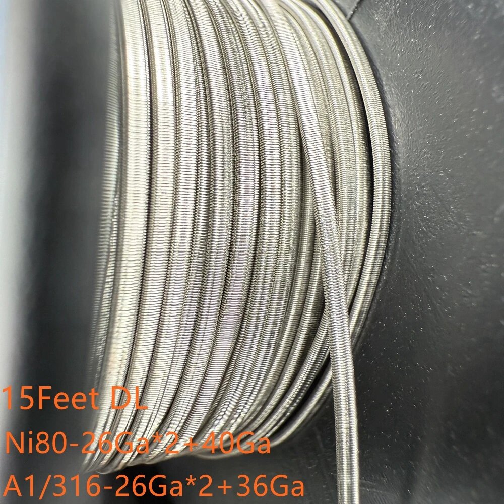 Clapton проволока для ремонта 2 Rolls, Black-A1 2Core