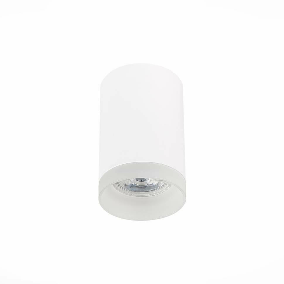 ST LUCE ST100.502.01 Светильник потолочный Белый GU10 1*50W IP20 D64xH99 220V Без ламп Накладные светильники