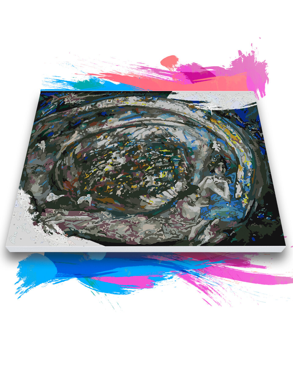 Картина по номерам на холсте Михаил Врубель - Жемчужина, 70 х 90 см