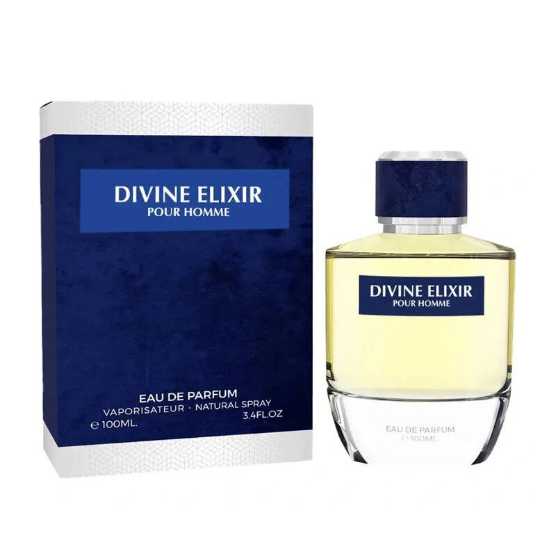 Парфюмерная вода Milestone Divine Elixir Pour Homme 100 мл / Духи Майлстоун Дивайн Эликсир Пур Ом / Божественный эликсир