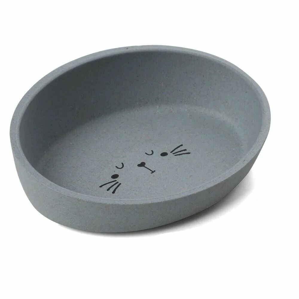 Миска из бамбука на резинке NATURAL, Кошечка, 240 мл