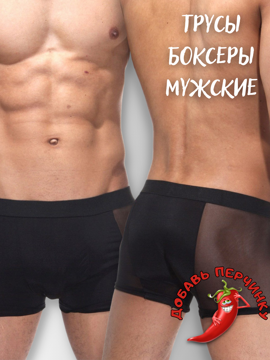 Трусы мужские боксеры черные LaBlinque LB15025 L/XL (50-52)