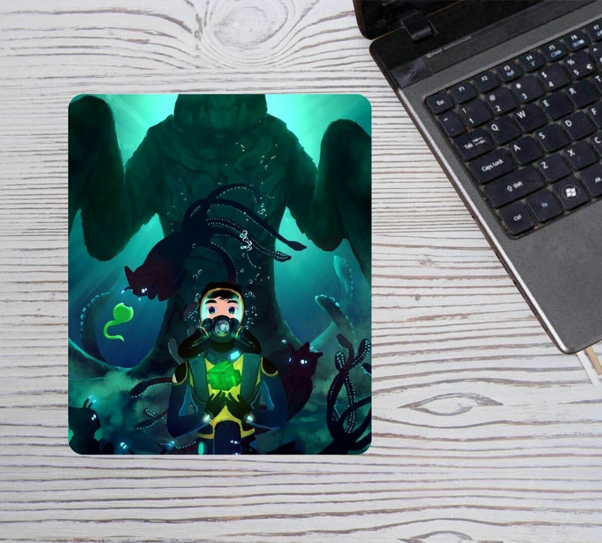 Коврик для мышки игровой 36 на 29 см Mewni-Shop Subnautica, Сабнатика - 0007