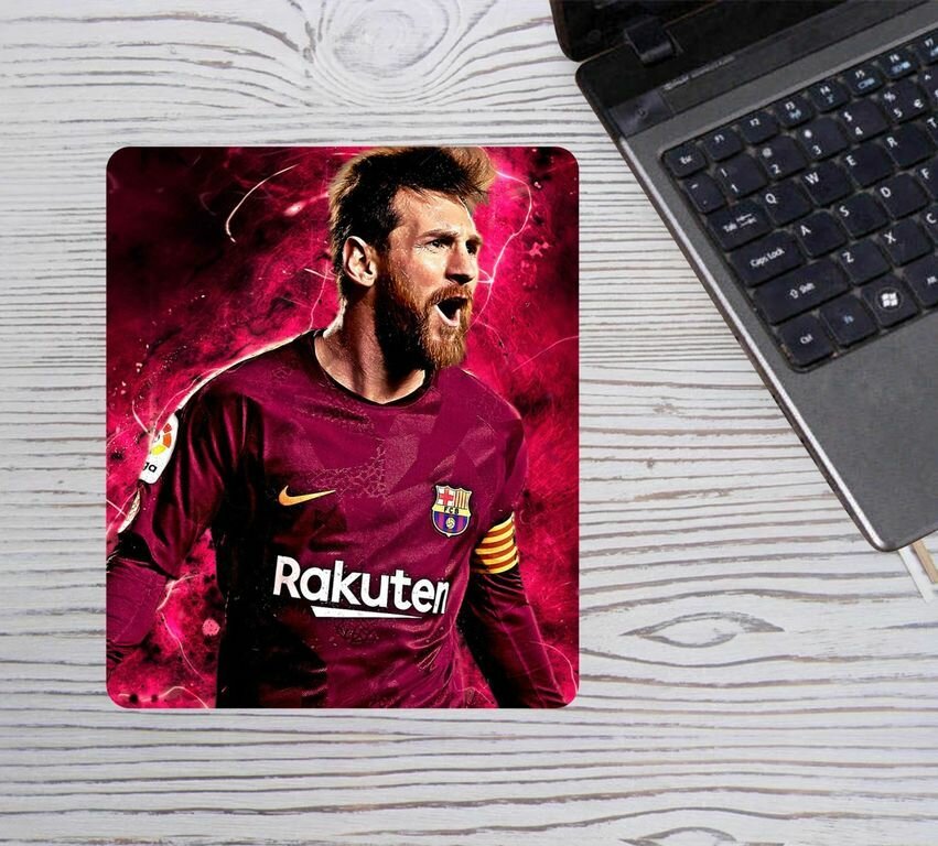 Коврик для мышки игровой 36 на 29 см Mewni-Shop Messi, Месси №26
