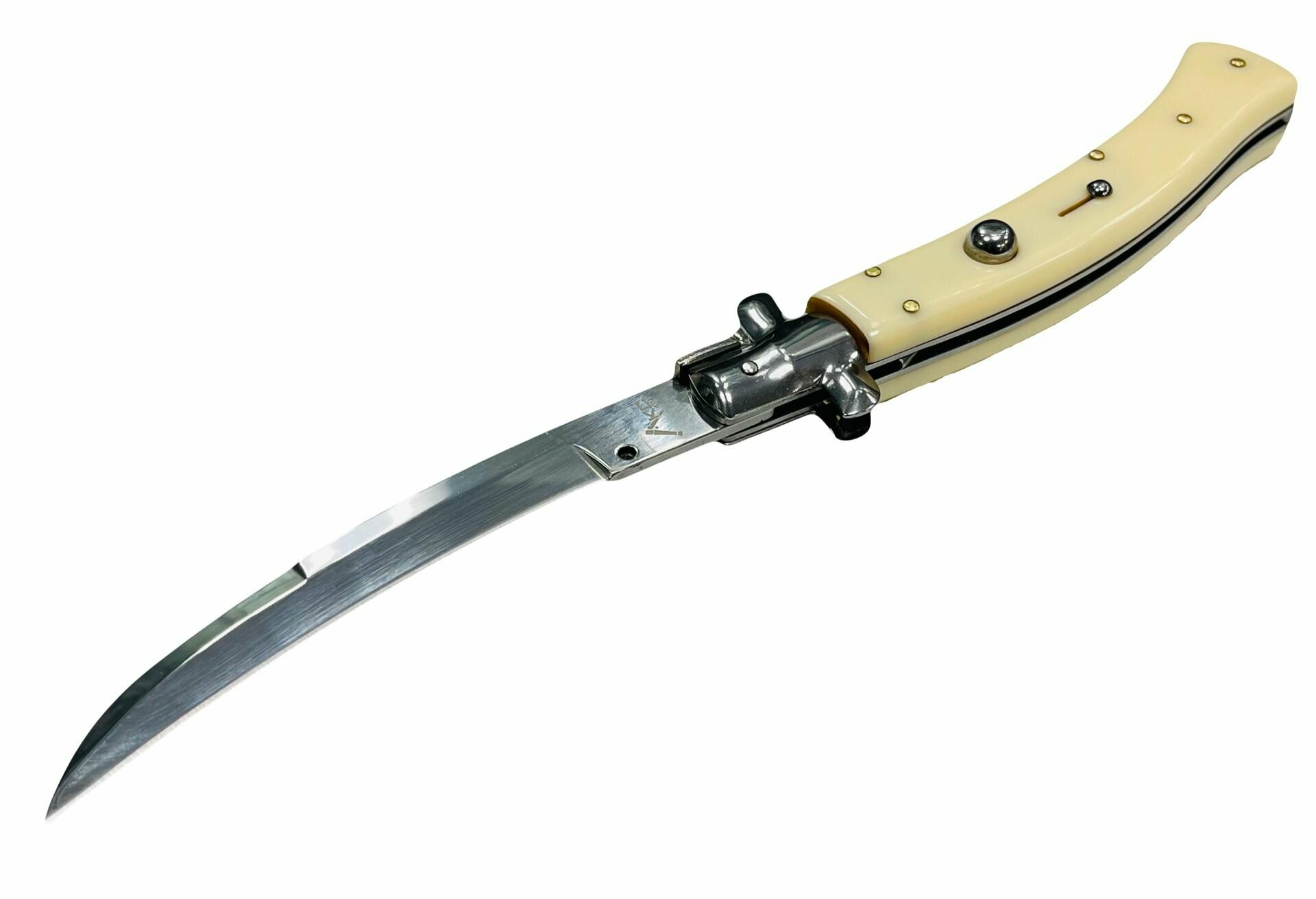 Складной автоматический туристический нож, длина лезвия 11,5 см.