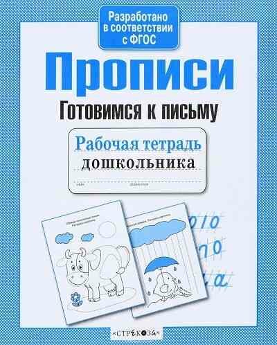 РабТетДошк Прописи Готовимся к письму