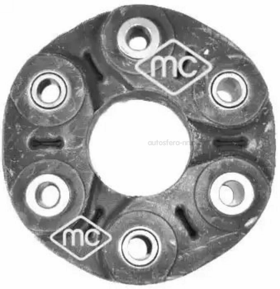 METALCAUCHO 05834 муфта кардана BMW E60/E61/E63/E64 4.0/4.8 АКПП 05-