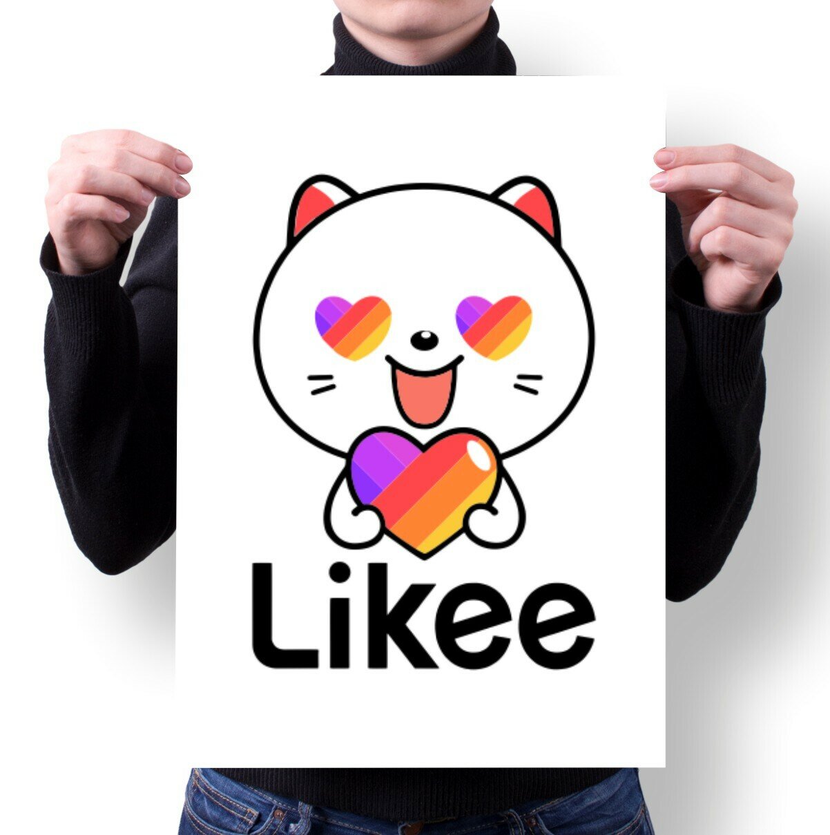 Плакат А3 Принт "Лайки, Likee" - 6