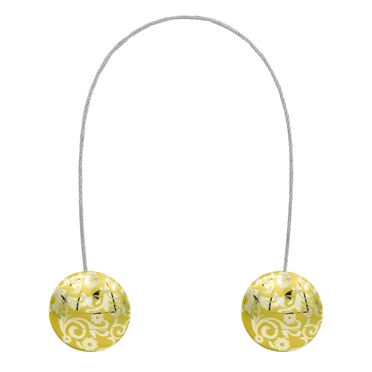 Подхват для штор магнитный, диаметр 4,5 см, длина троса 30 см, SmolTex (2Т)