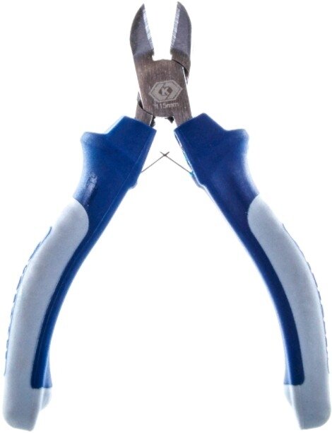 Бокорезы Кобальт 647-321 мини, закалка губок 57-60 HRC, углеродистая сталь, синий, 115мм