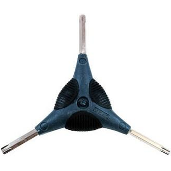 Набор ключей для велосипеда Cyclo Y-ключ TORX T25, T30, T40, никеллированный, 7-06323