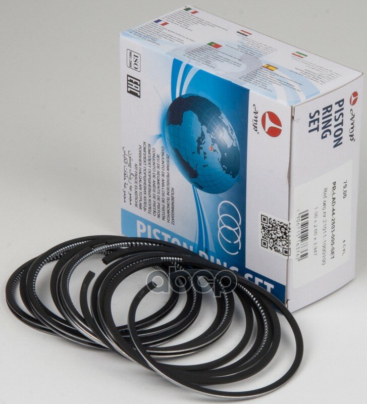 Кольца поршневые AMP ВАЗ 79,00 AMP арт. PR-LAD-44-2803-000-SET