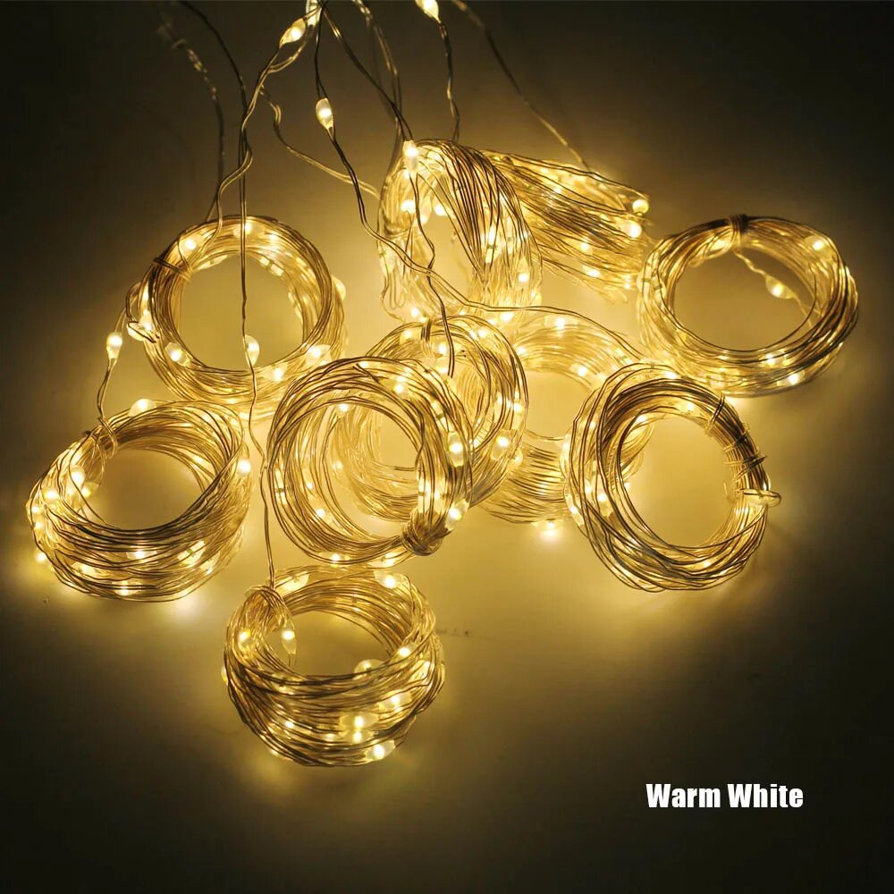 Светодиодная гирлянда занавес SFOED Warm White, 3M x 1M