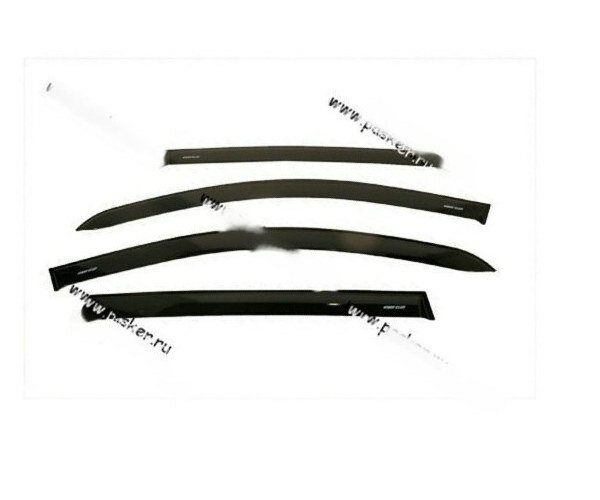 Дефлектор боковых окон voron glass renault duster 2011 накладной 4шт