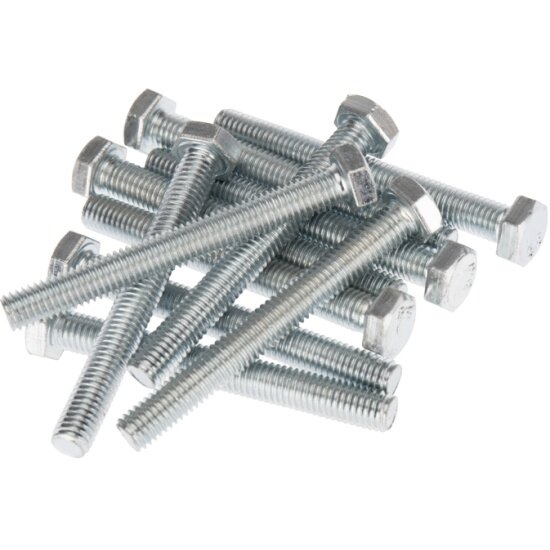 Болт шестигранный Kranz DIN 933, 8х70 мм, 20 шт.