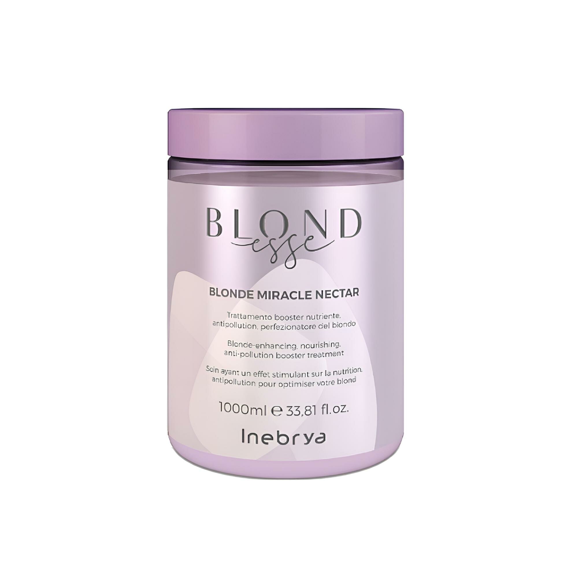 Маска для волос для оттенков блонд Inebrya Blondesse Blonde Miracle Nectar, 1000 мл