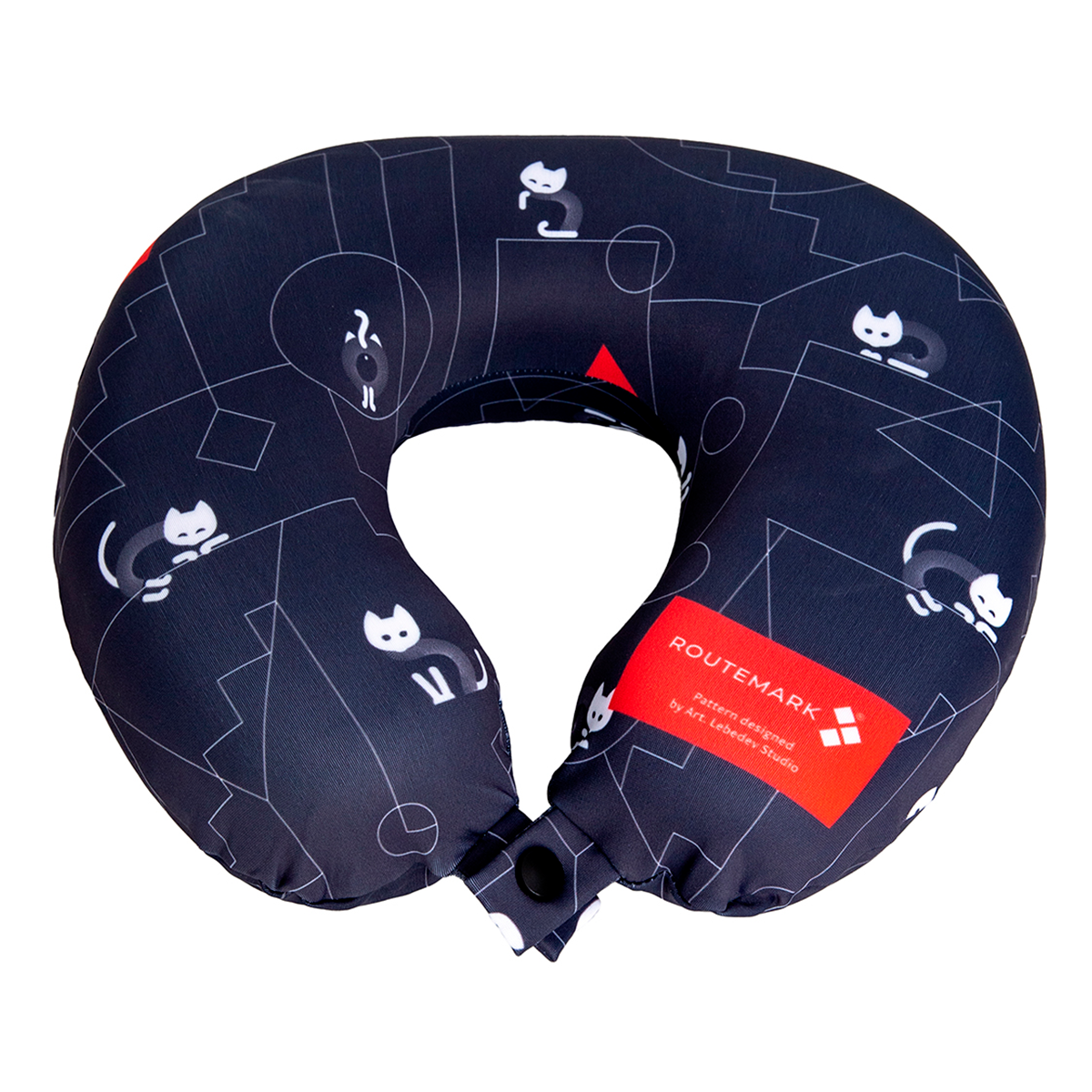 Подушка для шеи Мемо драузи в чехле