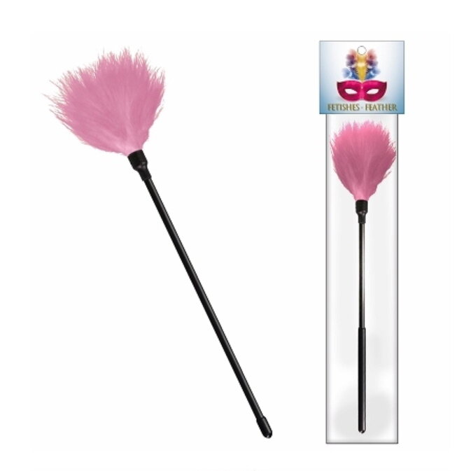 Перо щекоталка Fetish Feather Pink