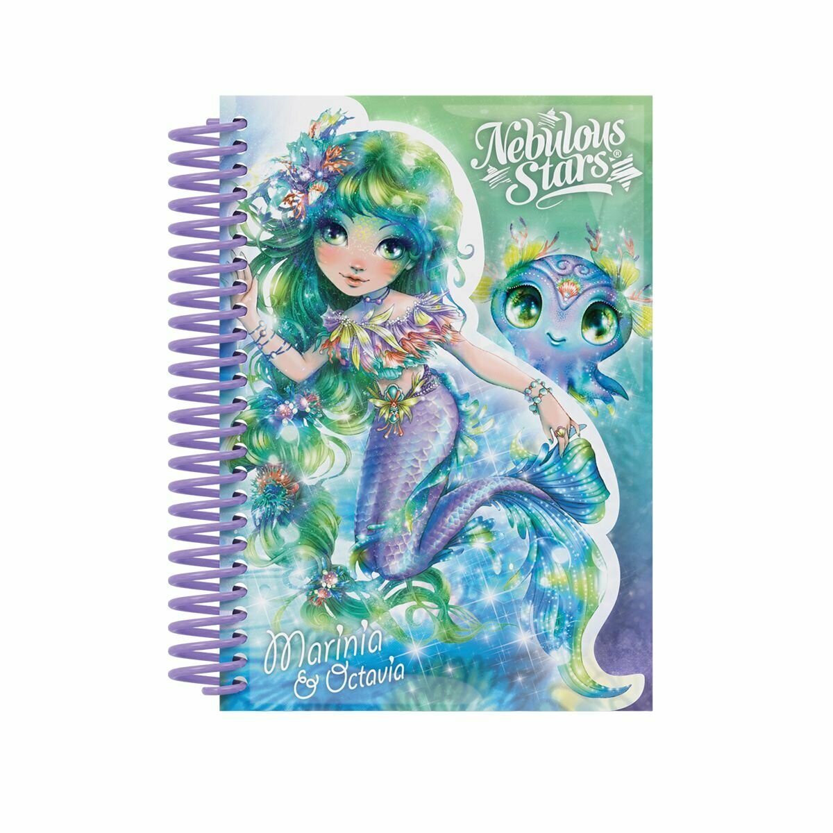 Блокнот для записей Nebulous Stars Marinia вертикальный на пружине 11587-1_NSDA