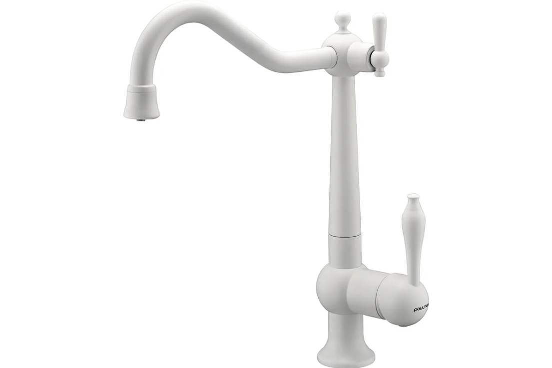 Смеситель Paulmark Retro Re213226-431 (белый матовый)