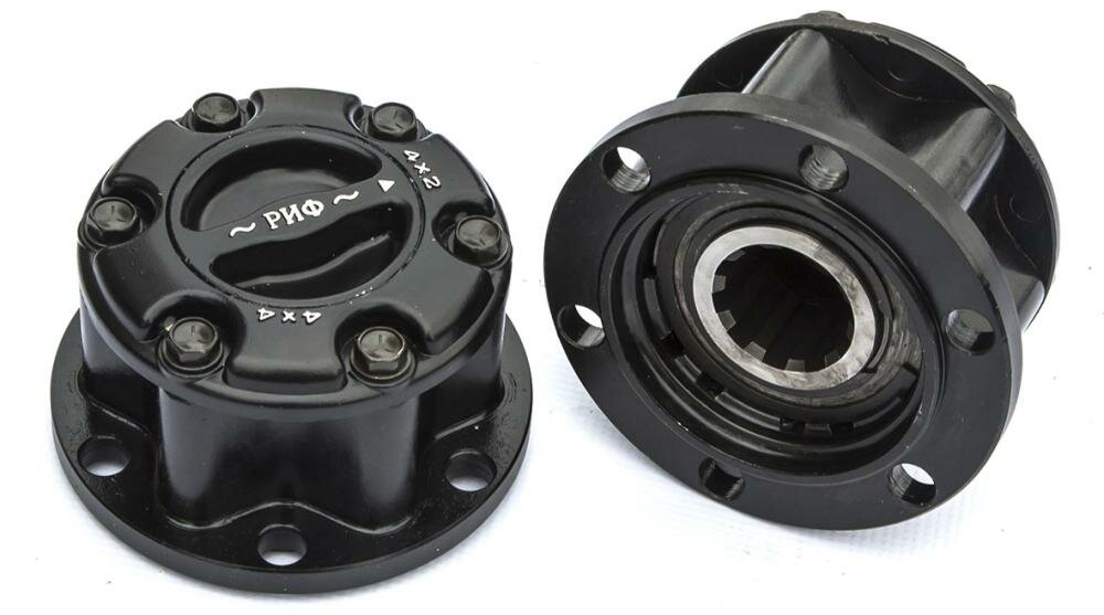РИФ Колесные хабы - муфты переднего моста РИФ для УАЗ усиленные (2 шт.) B037