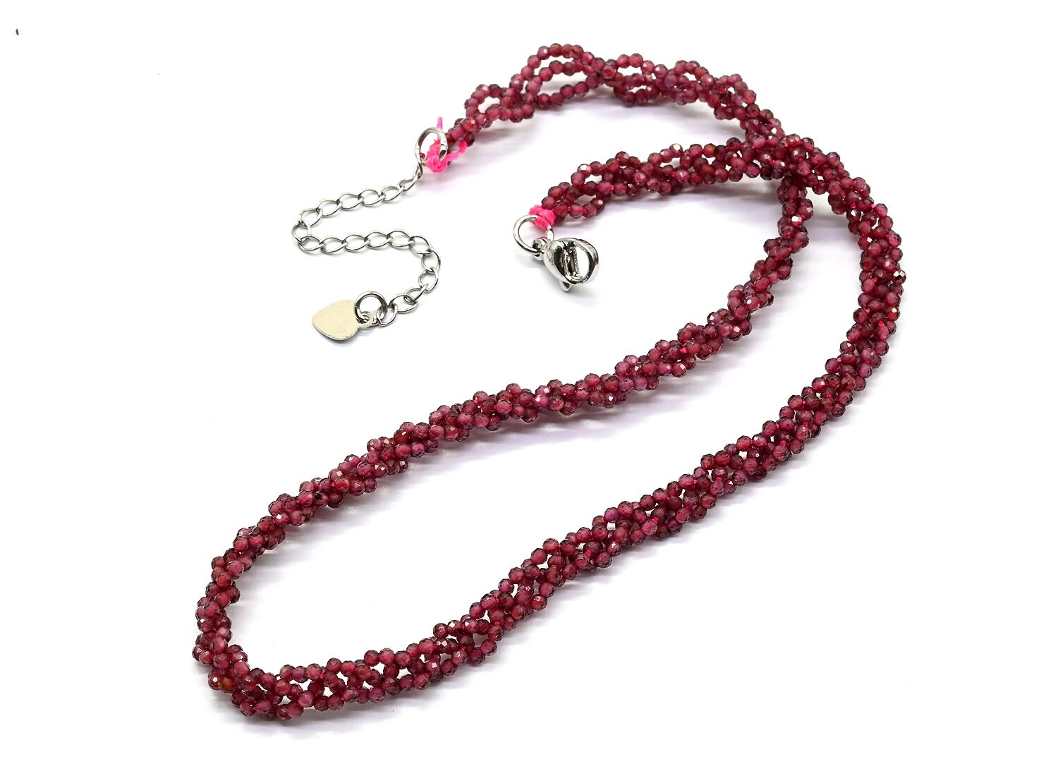 Бусы, гранат