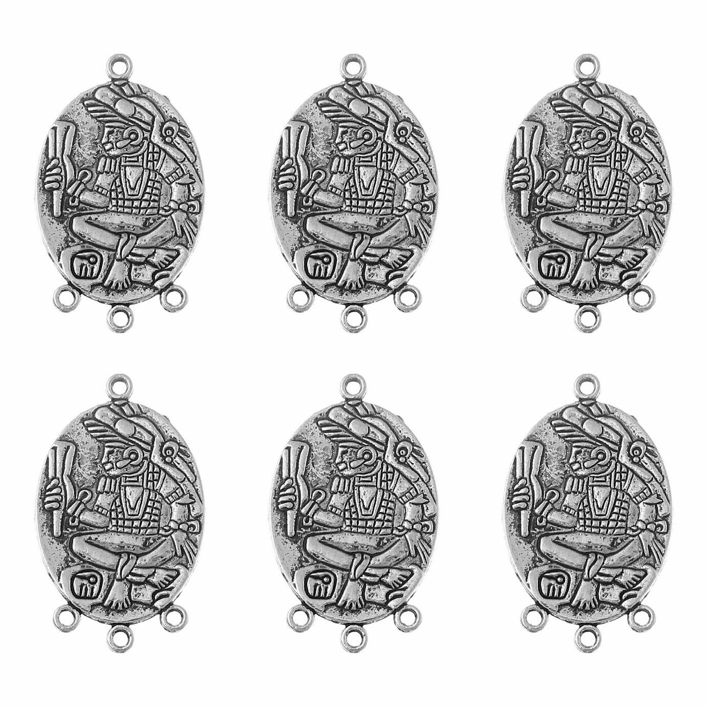 Коннектор на 3 нити "Майя" #18, 6 шук.