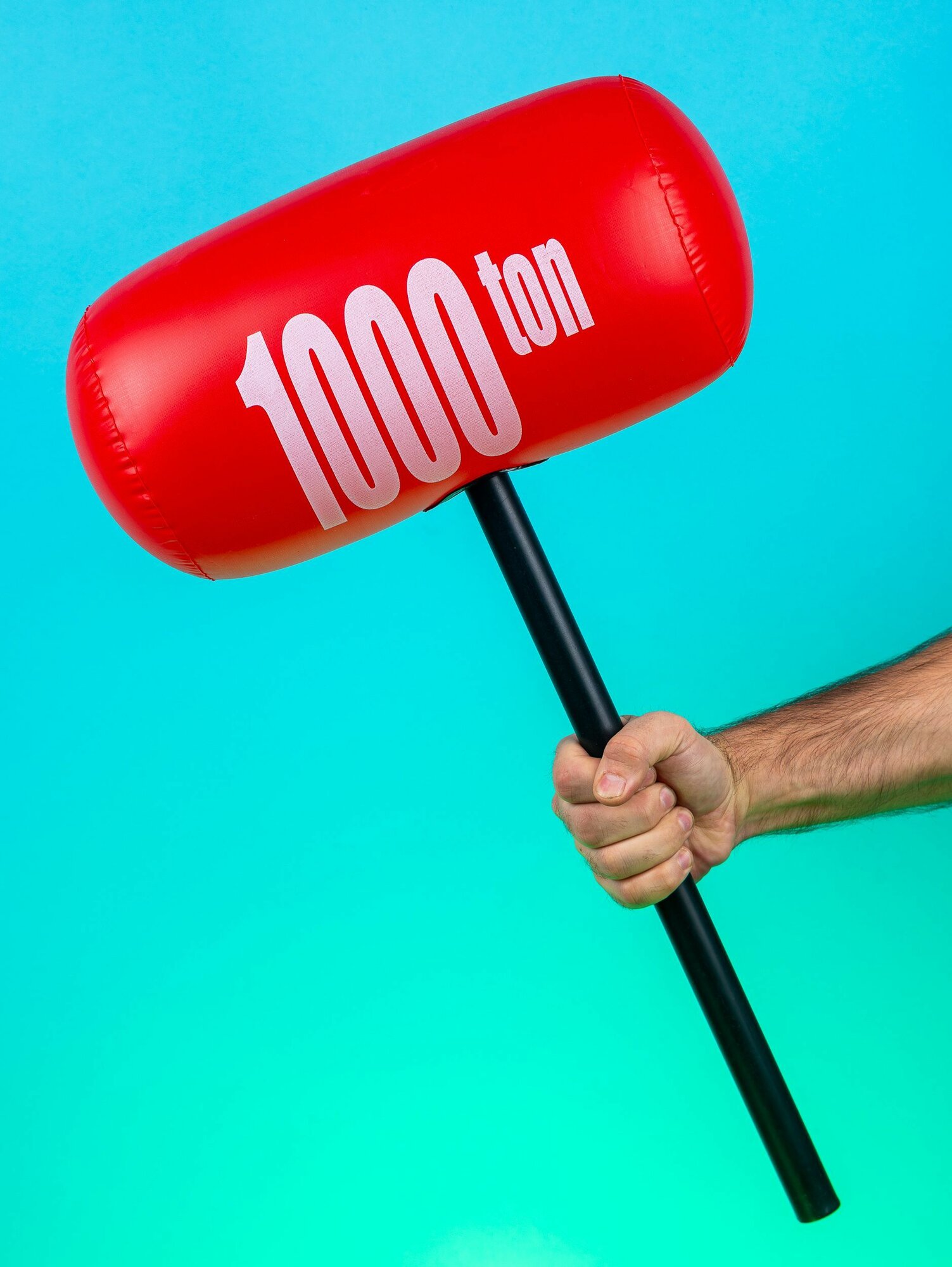 Надувной молот на палке 1000 тон